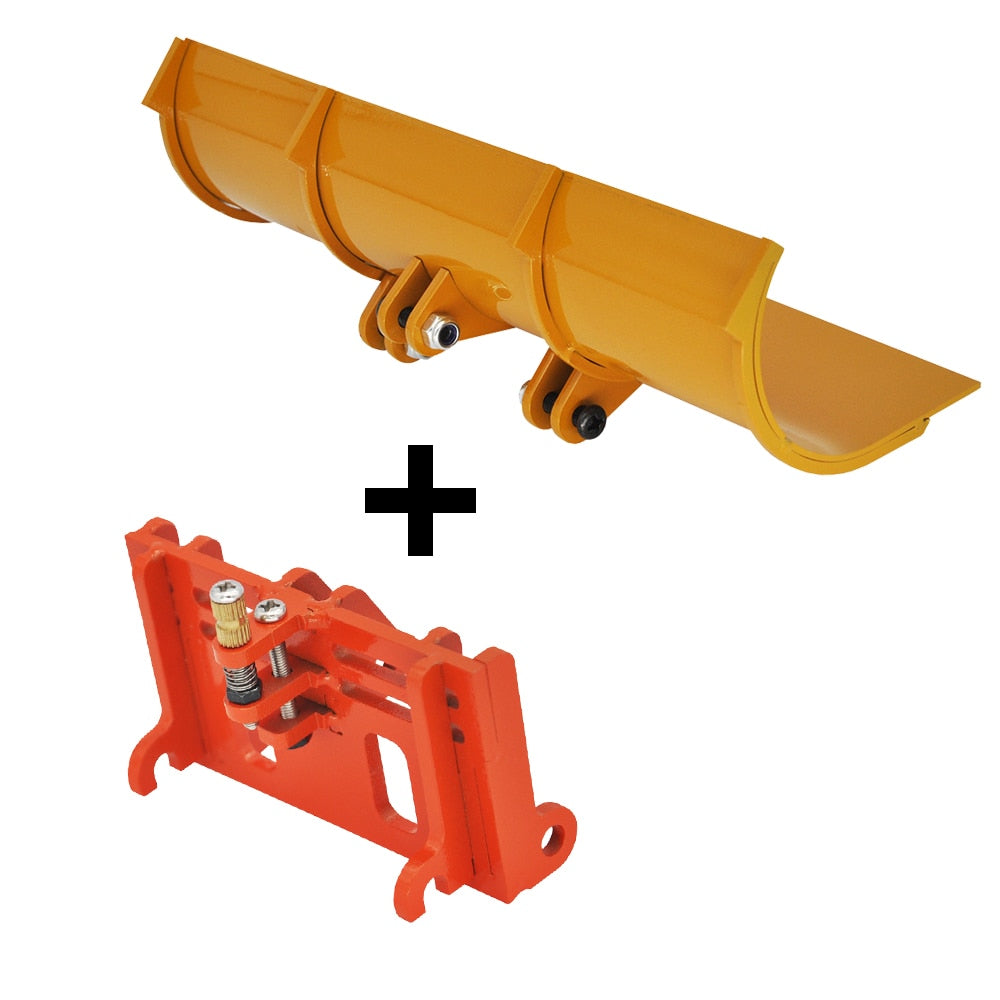 Snow Plow Bucket with Quick Hitch Connector for 1583 – Heavy Duty RC