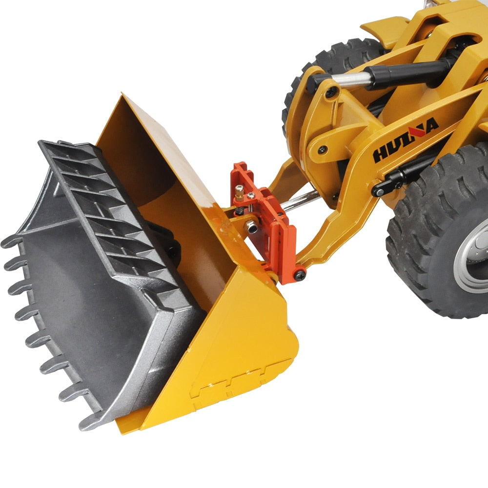 Metal Flat Grading Bucket with Quick Hitch Connector for Huina 1583 ...